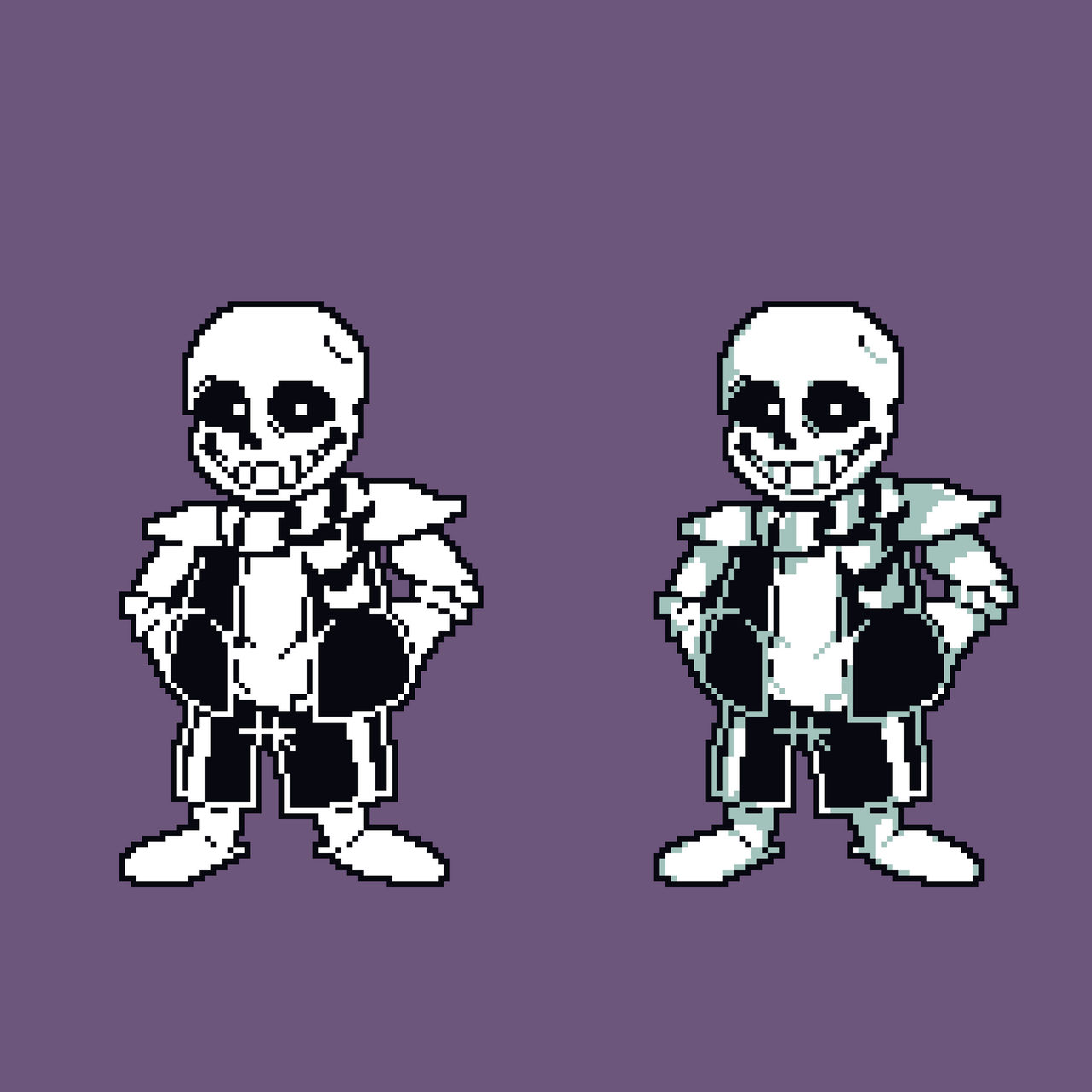 Inverted Fate Sans Sprite By Mcqueen002 On Deviantart