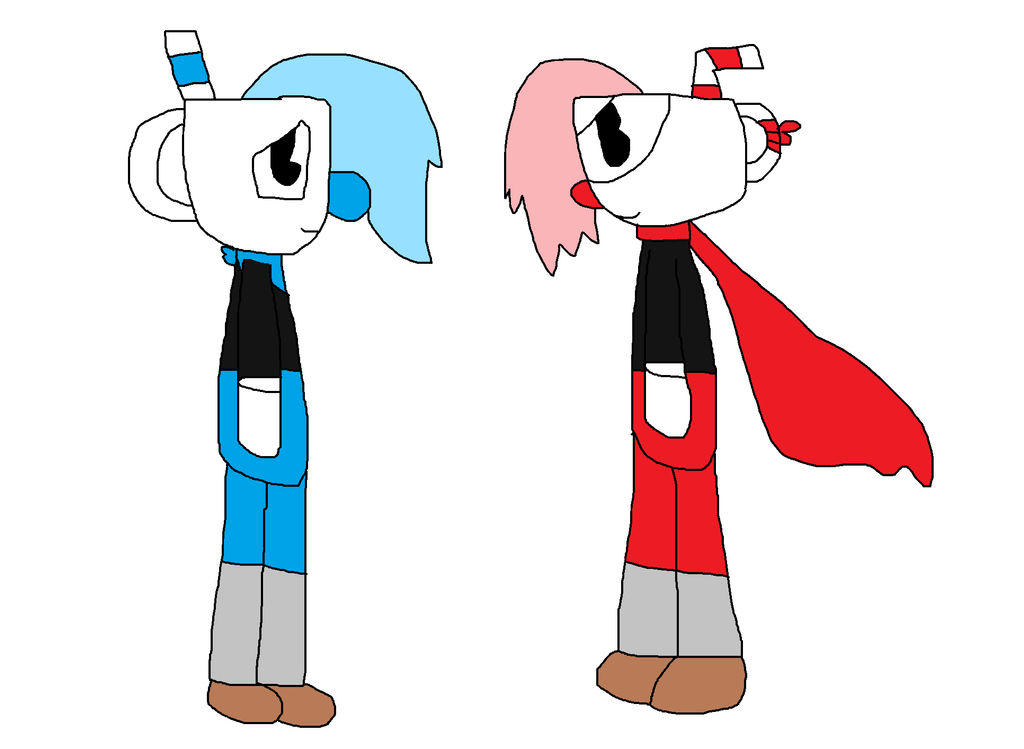 Redesigned Cuphead And Mugman By Inkedespeon On Deviantart