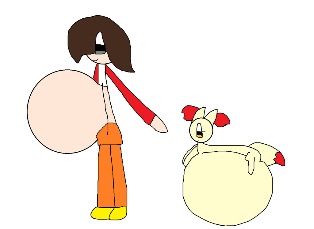 Trisha And Her Pregnant Fennekin By Inkedespeon On Deviantart