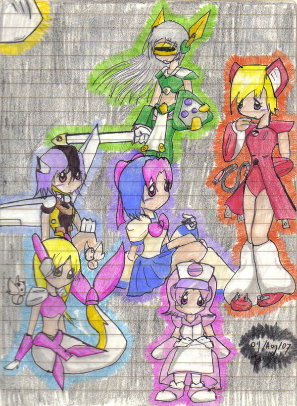 Meda-girls by Tzunsade on DeviantArt
