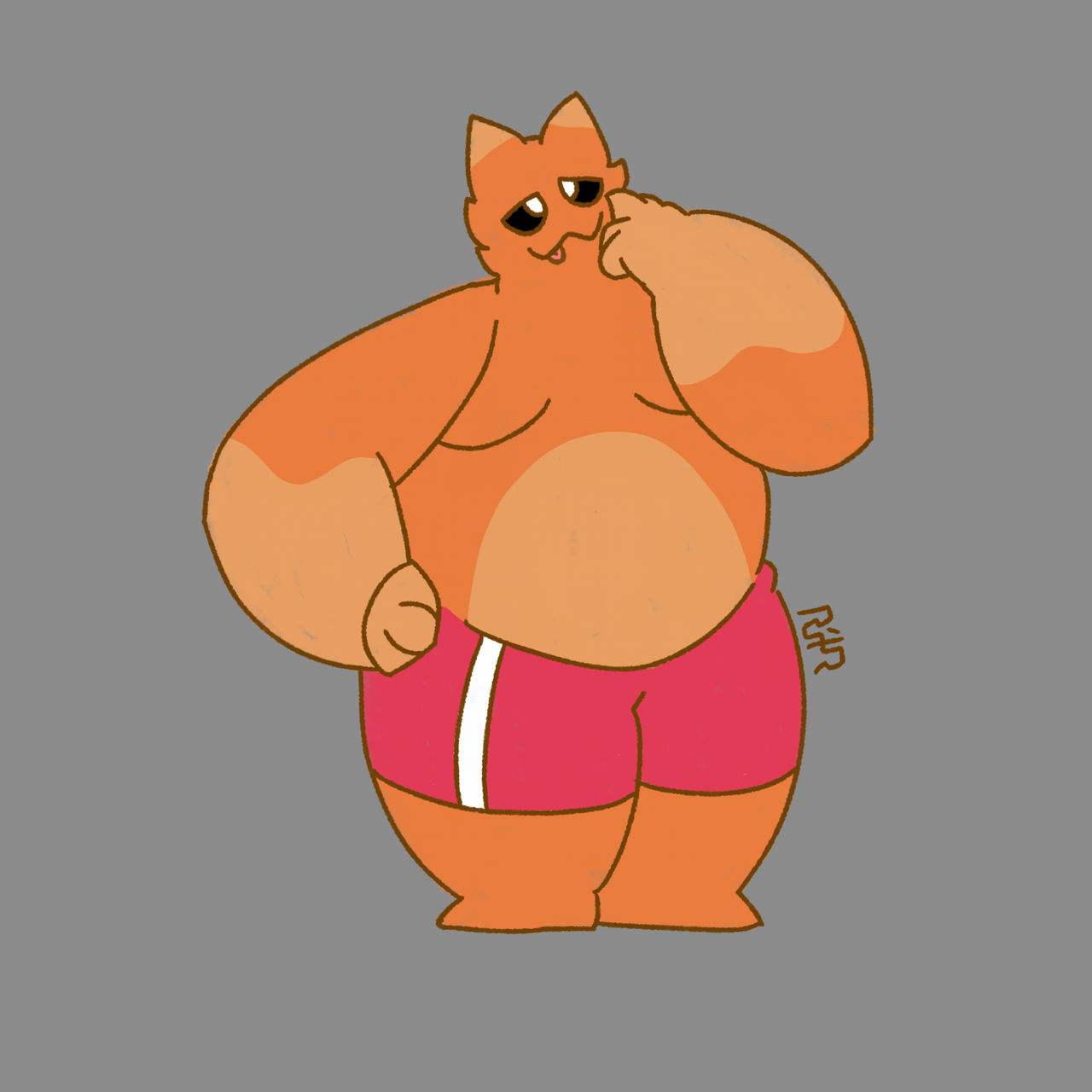 Chonky Cat By Rabichagu On Deviantart