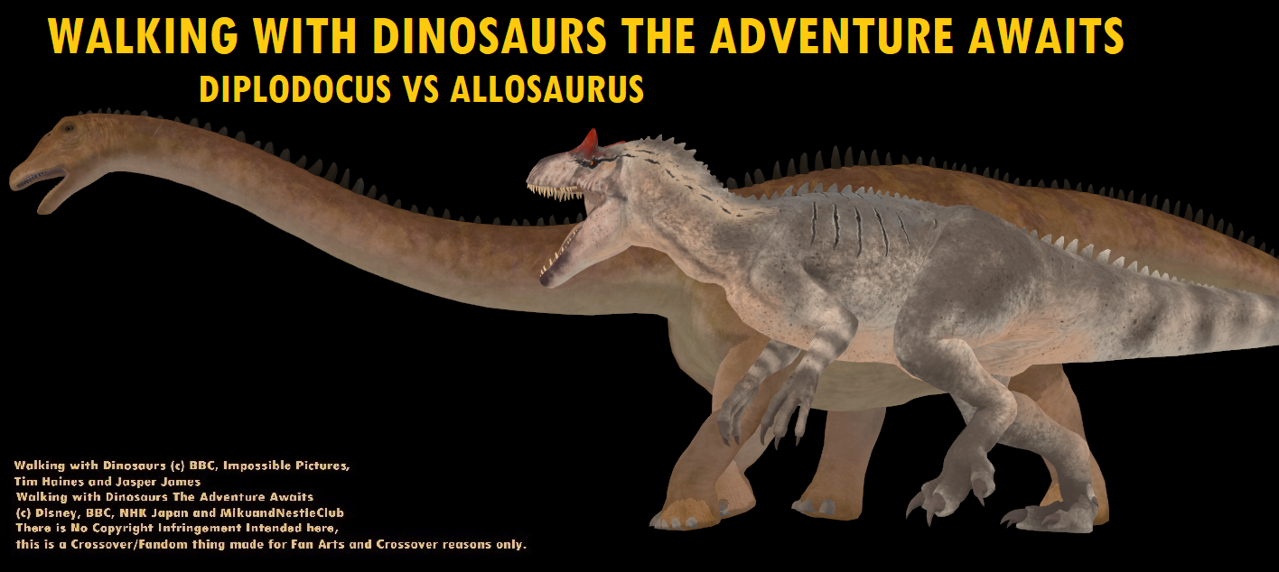 WWD JJ Day 14 Diplodocus VS Allosaurus by NestieBot on DeviantArt WWD JJ Day 14 Diplodocus VS Allosaurus by NestieBot on DeviantArt