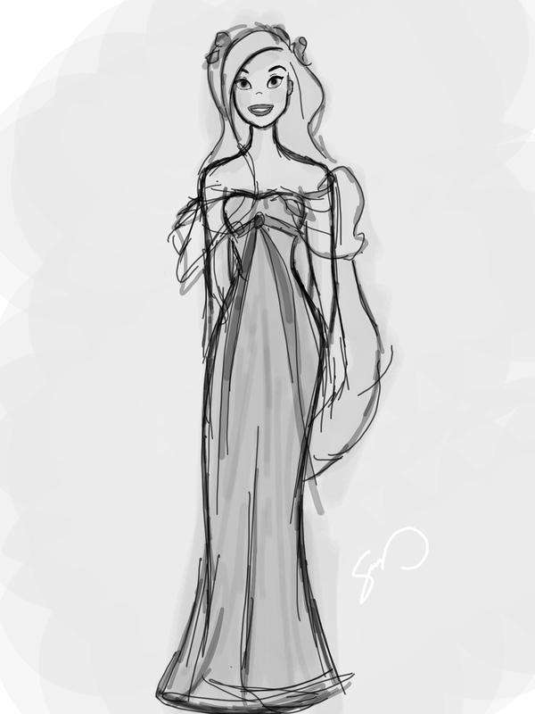 Giselle - quick sketch by seystudios on DeviantArt