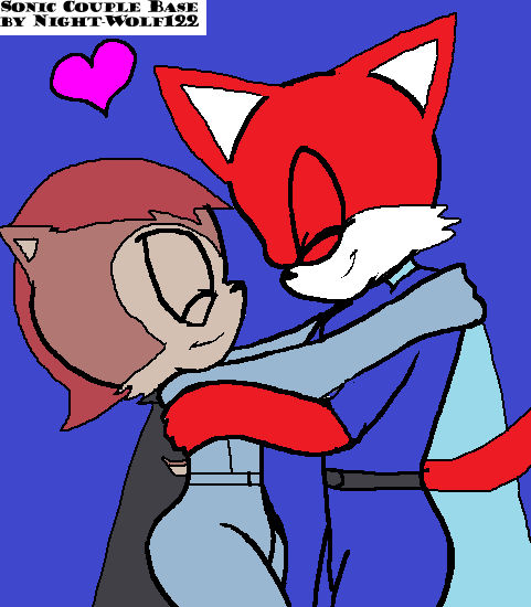 Sapphire Princess And Crimson Fox Cuddling By Mewmewspike On Deviantart
