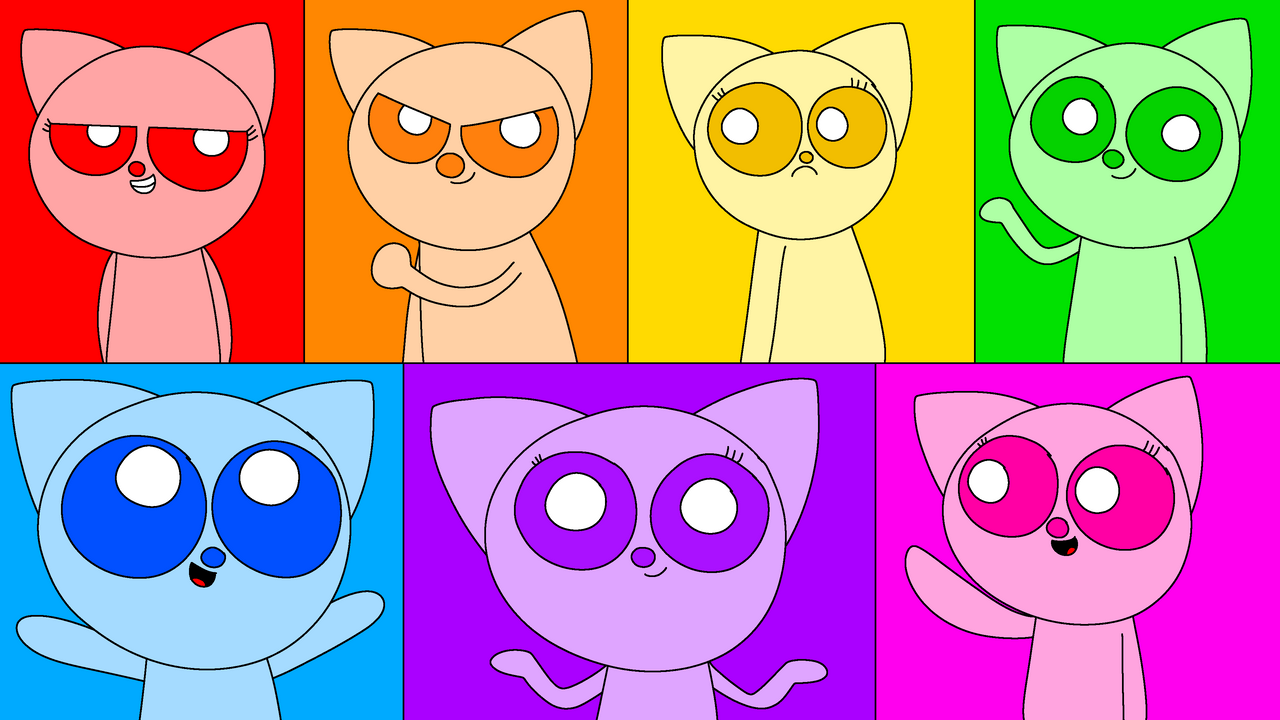 The Naughty Rainbow Felines By Awesomesuzy11 On Deviantart