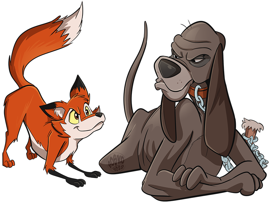 Commission Tod And Copper By Boskocomicartist On Deviantart