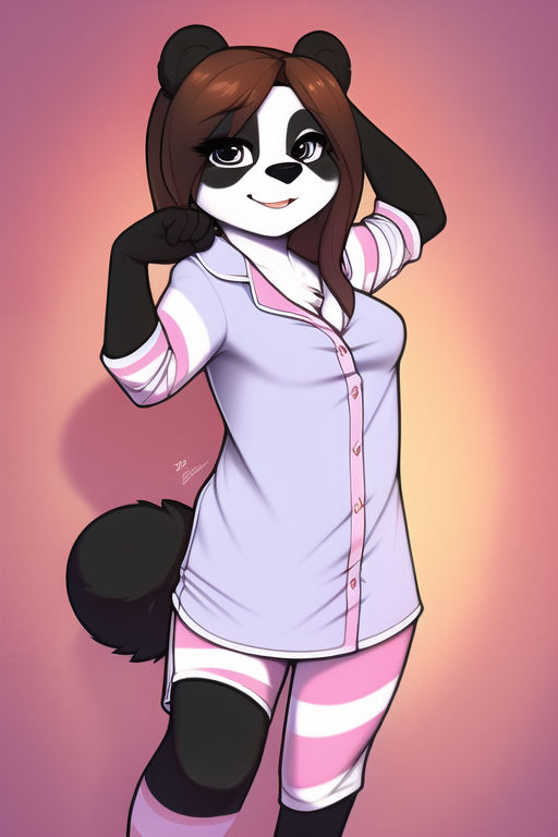 Panda In Pyjama By Hardboildchicken On Deviantart