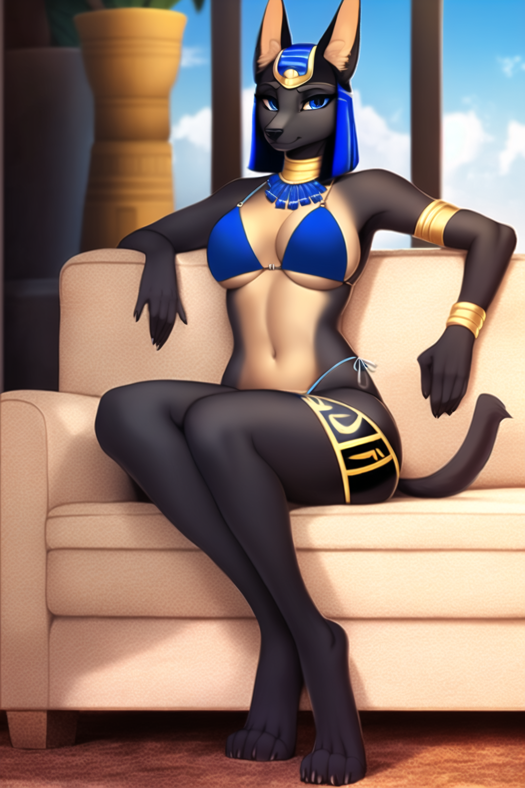Anubis Bikini 2 By Hardboildchicken On Deviantart