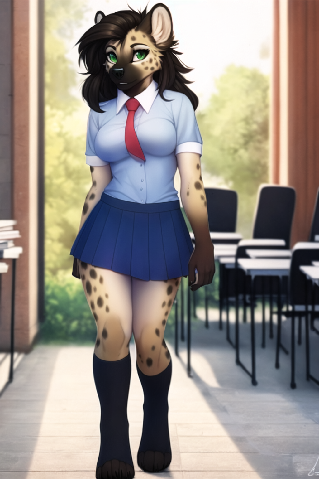 Hyena School Girl 8 By Hardboildchicken On Deviantart