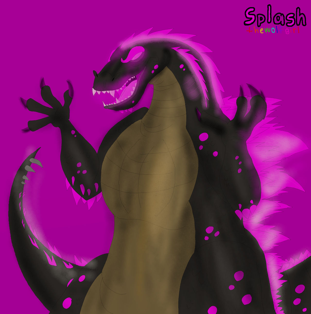 Evolved Godzilla By Splashthewolfgirl On Deviantart