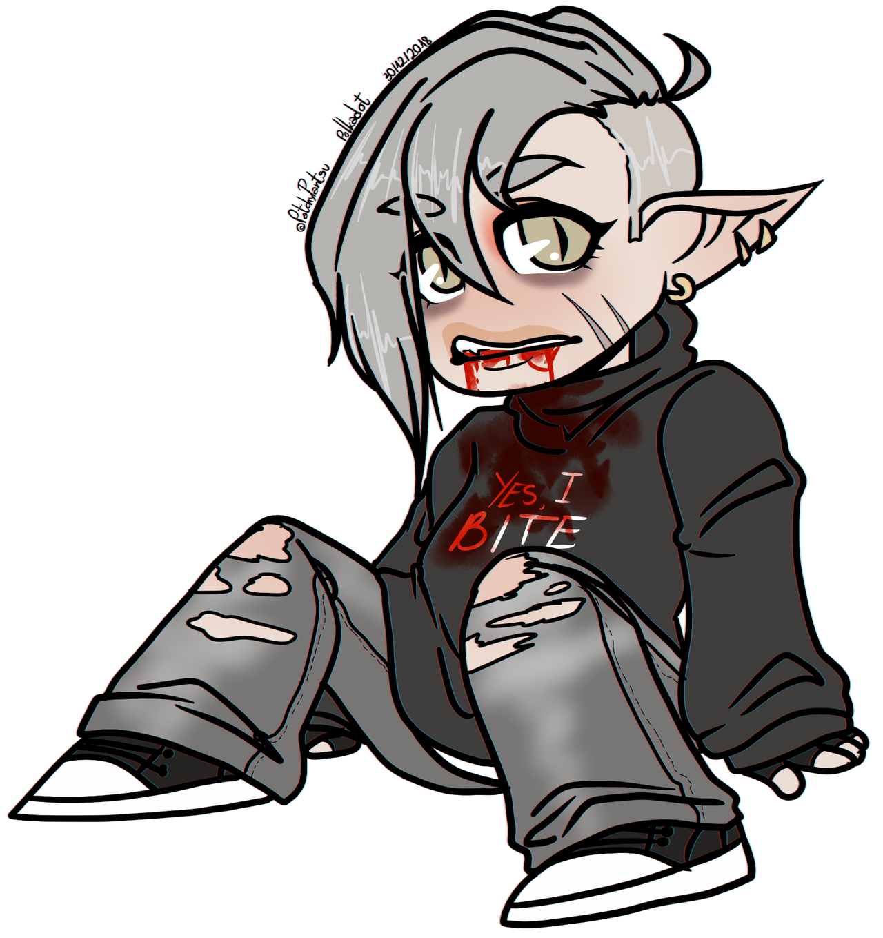 Messy Eater By Patchypantsu On Deviantart