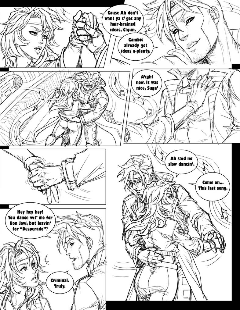 Rogue Gambit Comic02 By Zyephens Insanity On Deviantart