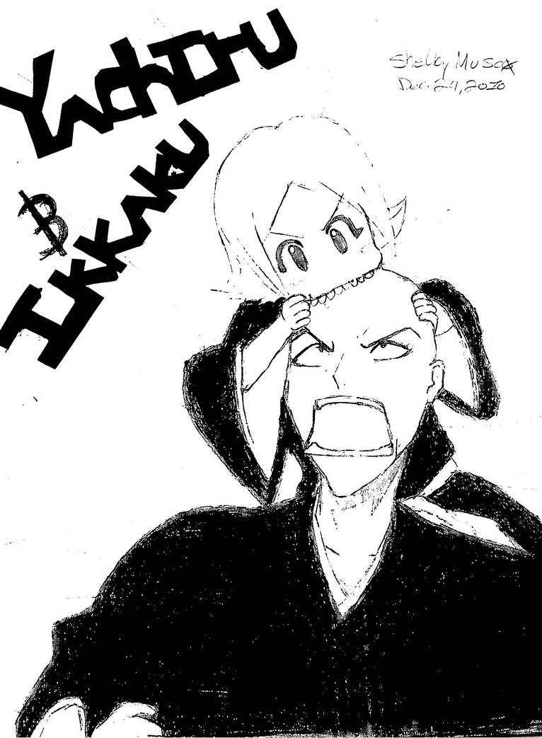 Yachiru Biting Ikkaku By Jesus Turtle On Deviantart