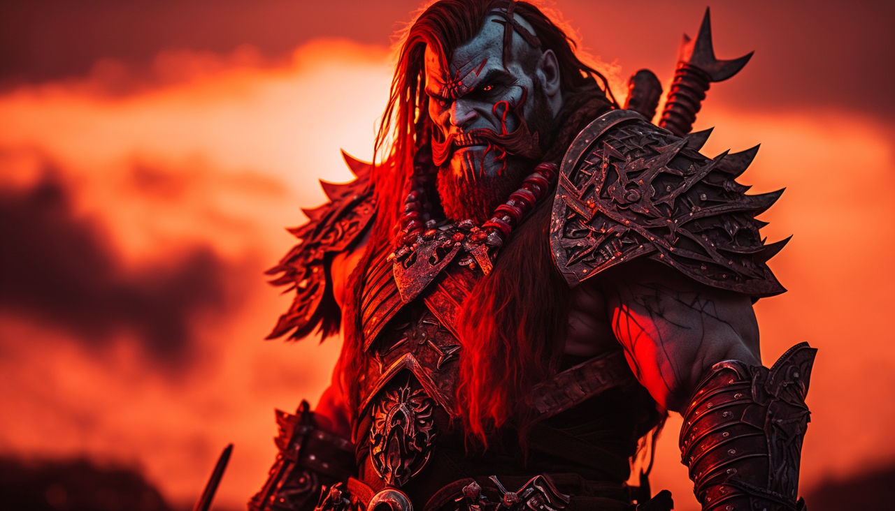 Red Orc Battle Chief By Mathiasjudias On Deviantart