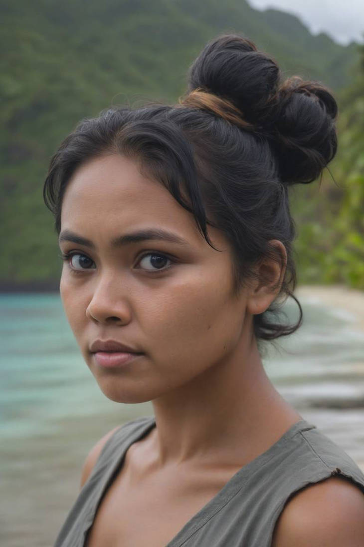 Palauan Woman 1 By Infiniteai On Deviantart