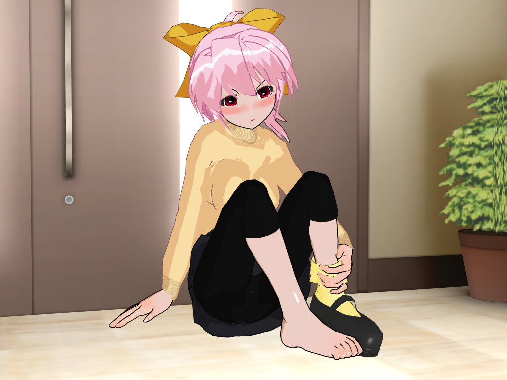Pouty Cutie With One Bare Foot By Leotheevil On Deviantart