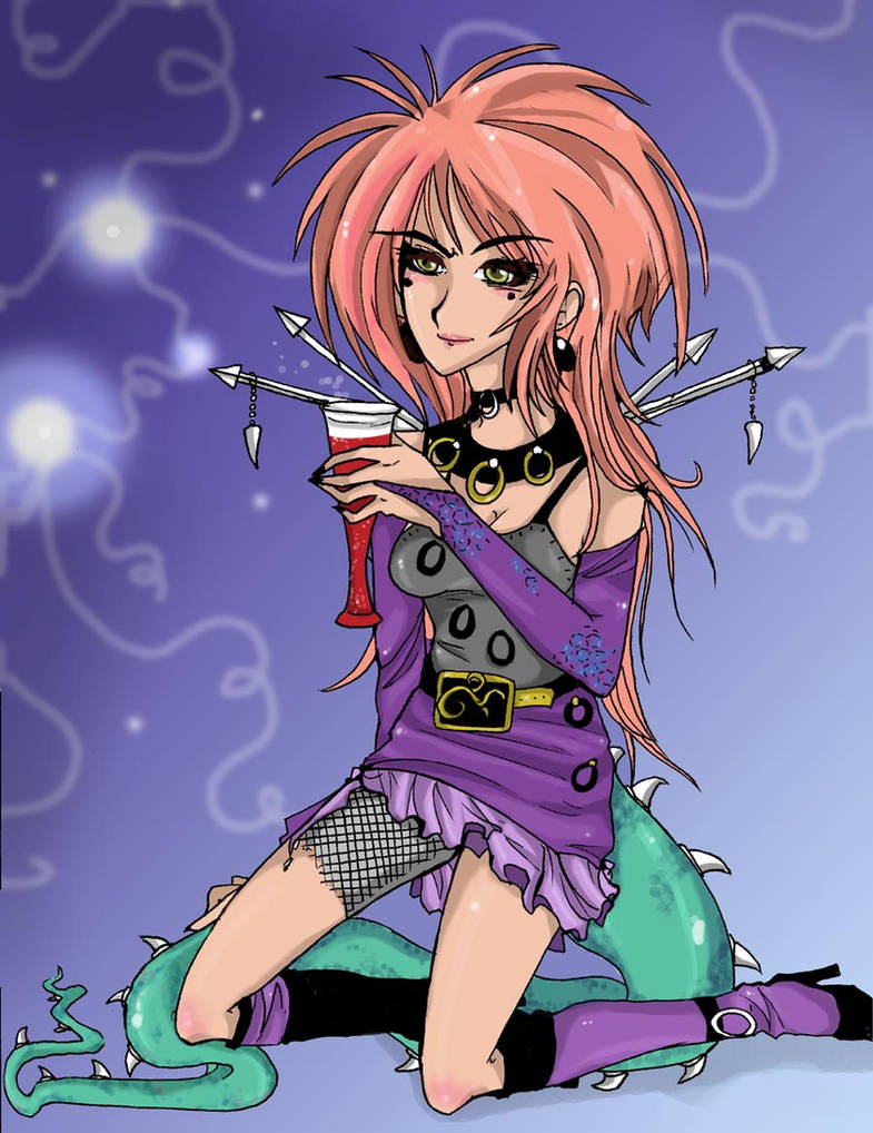 Lizard Lady By Pinkfluffpuddin100 On Deviantart
