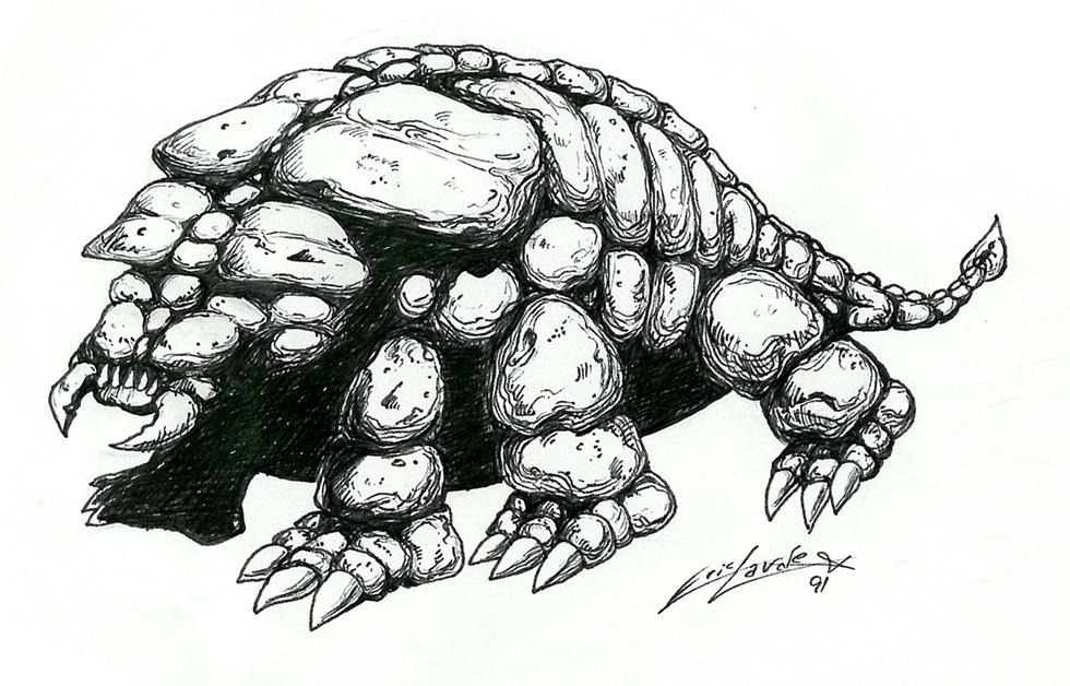 Rock Creature by baragon on DeviantArt