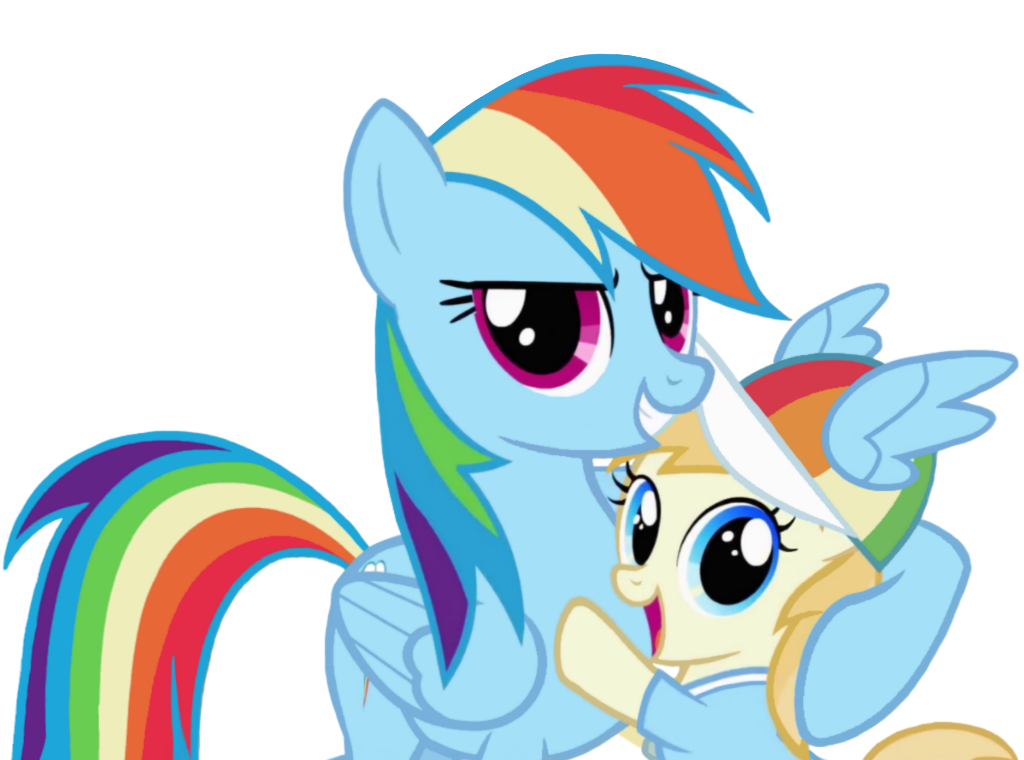 Rainbow Dash Filly Smile By Xmastermmosx On Deviantart