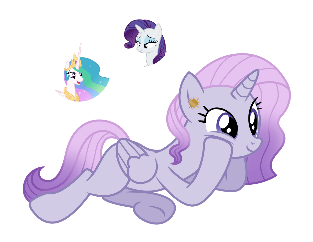 Grid Adopt Rarity X Princess Celestia By Tenderrain Art On Deviantart
