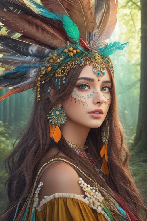 Feather Girl 11 By Vectortell On Deviantart