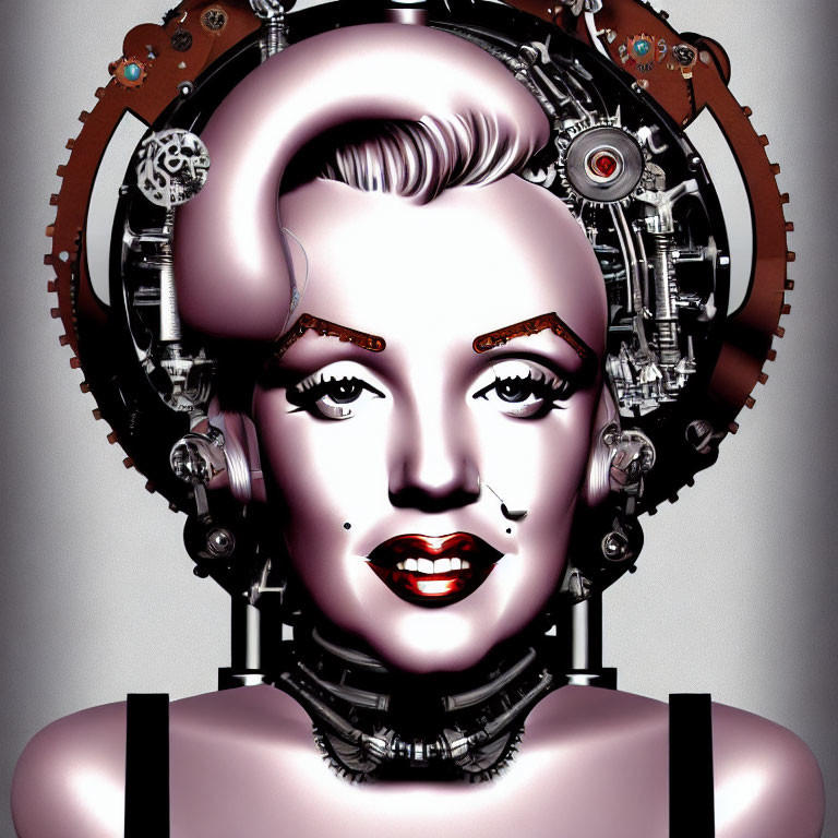 Marilyn Monroe Steampunk Portrait By Allaialways On Deviantart