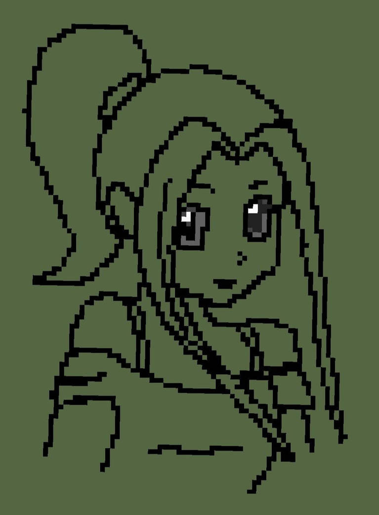 Green Anime Girl By Alexloustaunau12 On Deviantart