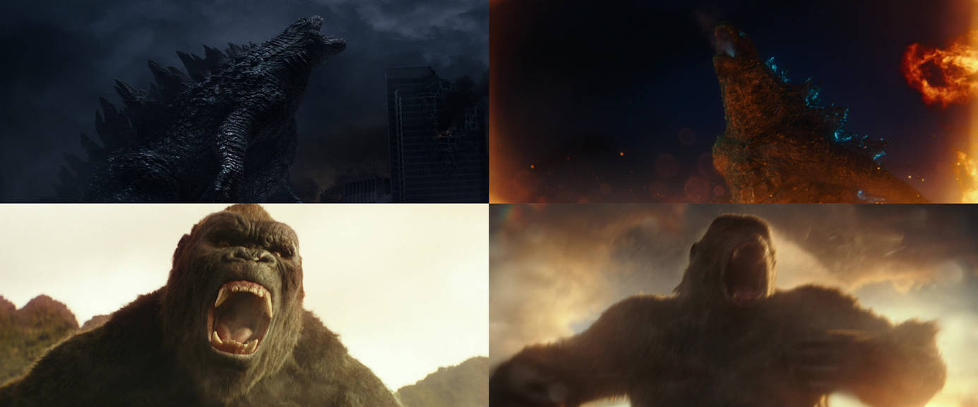 Godzilla And Kong Old And New Roars By Mnstrfrc On Deviantart