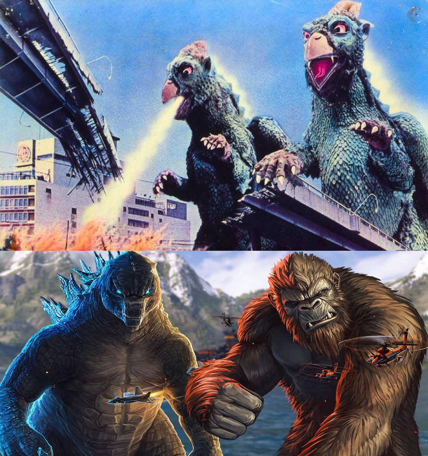 Godzilla And Kong Vs Gappa By Mnstrfrc On Deviantart