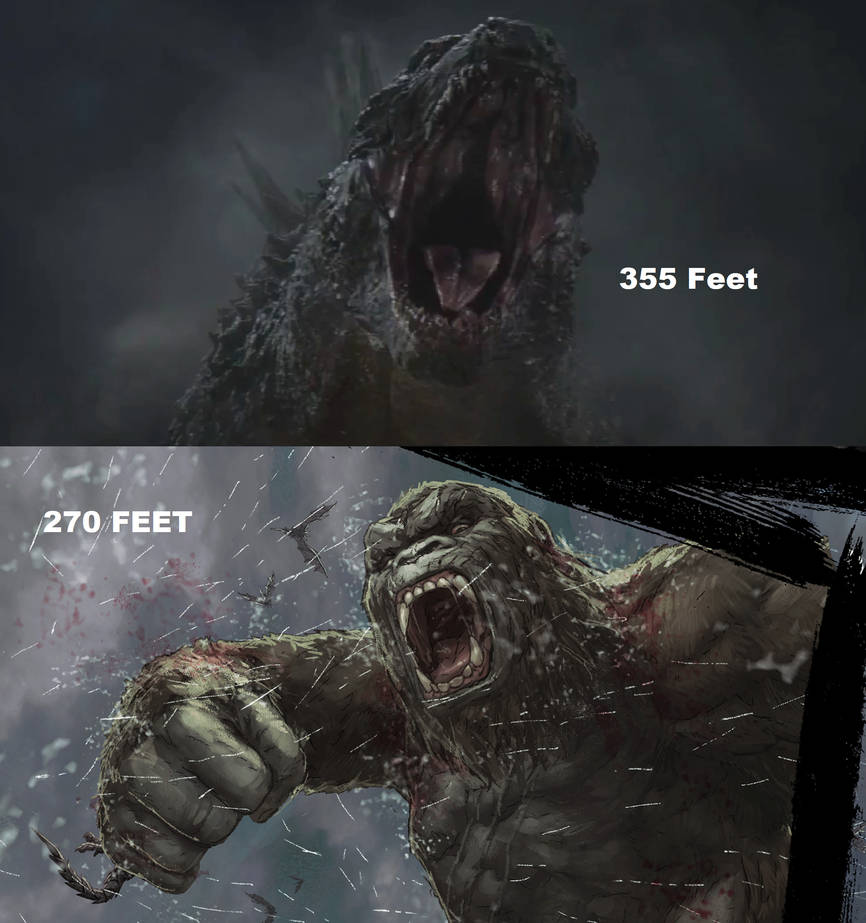 Godzilla 2014 Vs Kong 2021 By Mnstrfrc On Deviantart