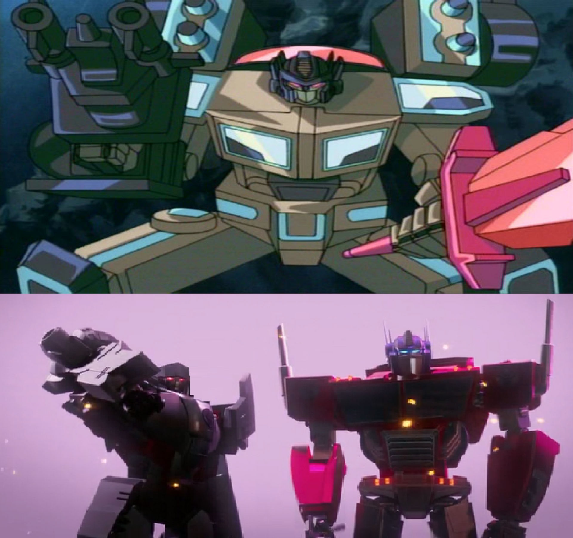 Megatron and Optimus Prime vs Scourge (RID) by MnstrFrc on DeviantArt Megatron and Optimus Prime vs Scourge (RID) by MnstrFrc on DeviantArt