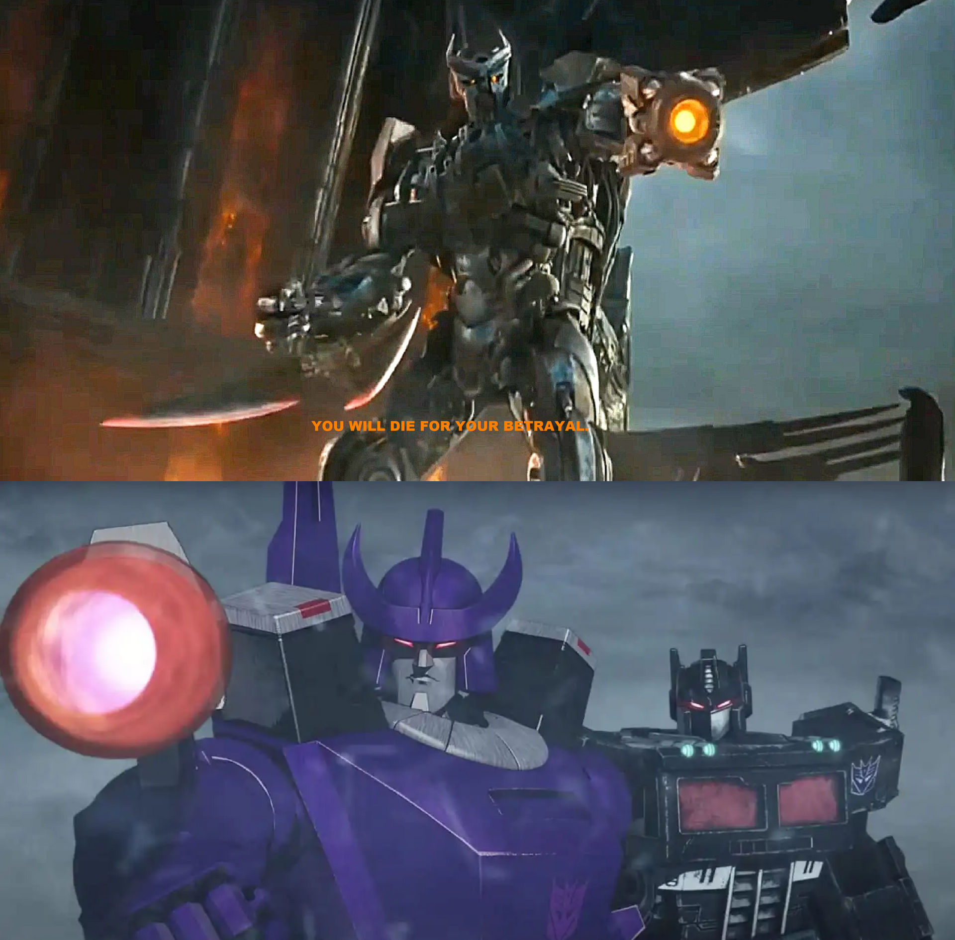 Scourge vs Galvatron and Nemesis Prime by MnstrFrc on DeviantArt Scourge vs Galvatron and Nemesis Prime by MnstrFrc on DeviantArt