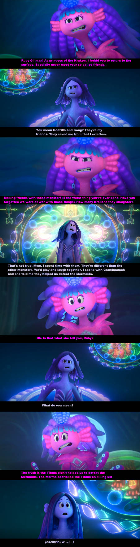 Agatha And Ruby Gillman Argue By Mnstrfrc On Deviantart