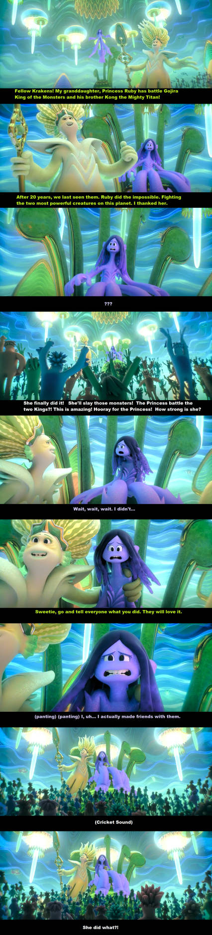 Grandmamah Give A Speech To The Krakens For Ruby By Mnstrfrc On Deviantart