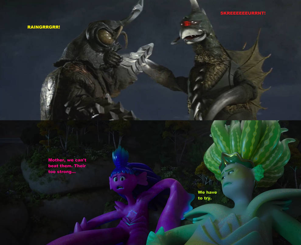 Megalon And Gigan Defeated Agatha And Grandmamah By Mnstrfrc On Deviantart