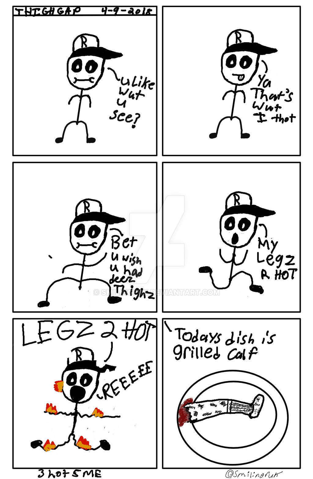 Thigh Gap By Smilingfuk On Deviantart