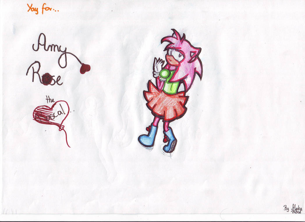 Yay for... Amy Rose by AlphaBlood on DeviantArt