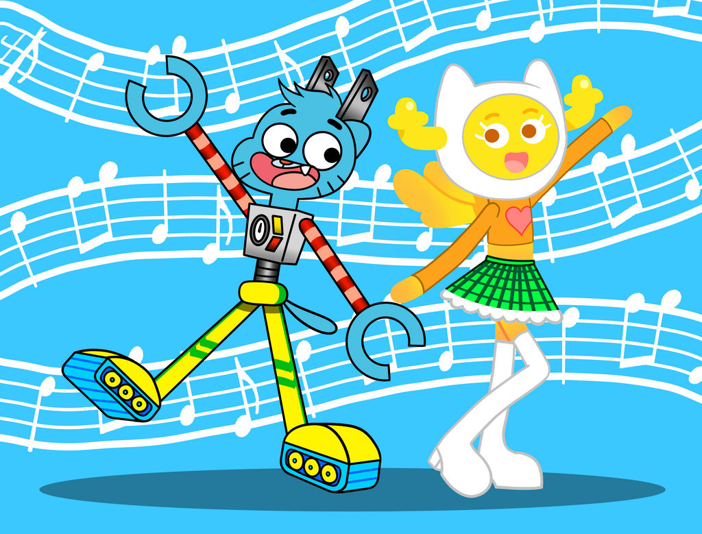 Birthday T Ddr Gumball And Penny By Radiumiven On Deviantart