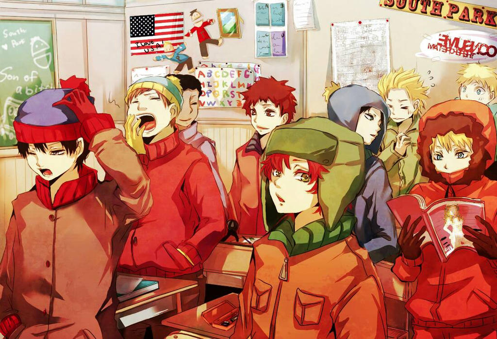South Park Anime Fan Art By Cartman3737 On Deviantart