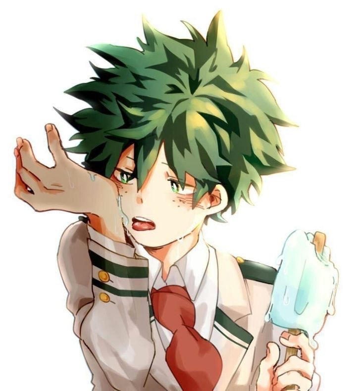 Deku Eating Ice Cream With Bella Outside Mha By Bellathehedgehog27 On Deviantart