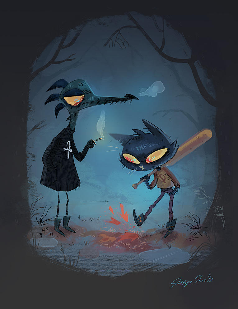 Night In The Woods By Stasya Sher On Deviantart