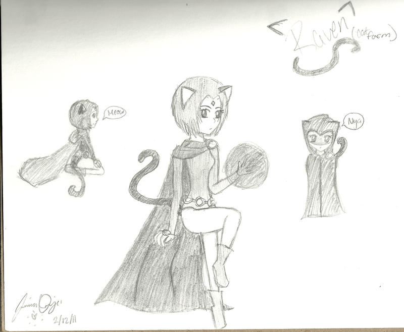 Neko Raven By Guardian Angel15 On Deviantart