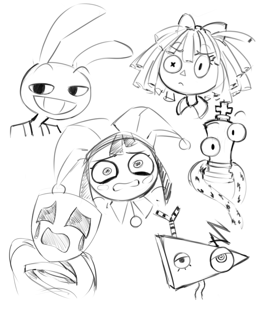 Digital Circus Character Drawing Stuff By Atlasoctavius On Deviantart