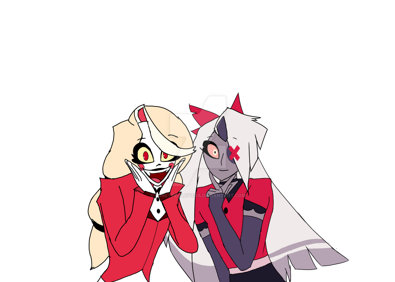 Charlie And Vaggie By Lunetteisloveda On Deviantart