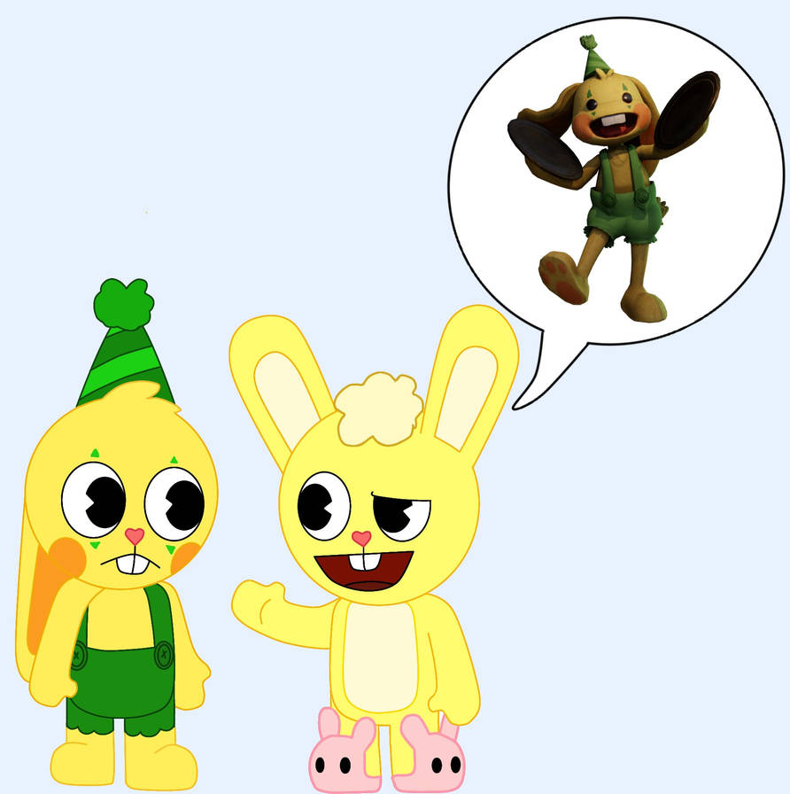 Cuddles Dressed As Bunzo Bunny By Sandra58htf On Deviantart