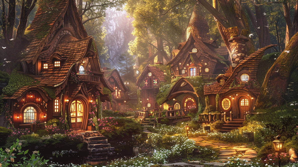 Gnome Village By Inkimagine On Deviantart