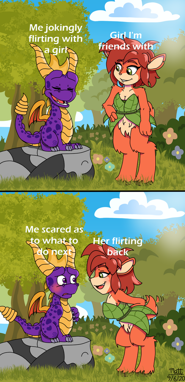 When She Flirts Back By Tnmatt On Deviantart
