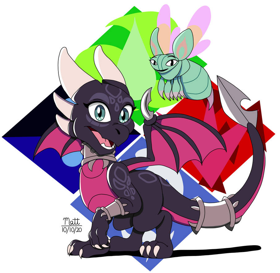 Cynder And Sting By Tnmatt On Deviantart