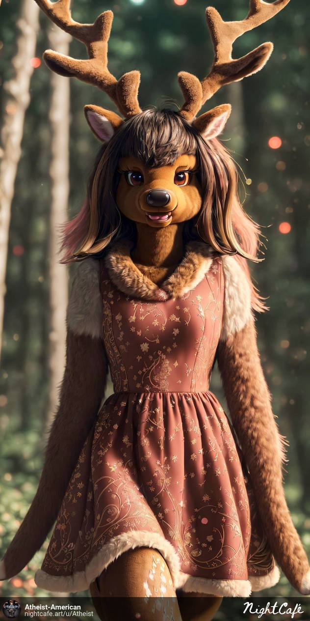 Anthropomorphic Deer Girl By Atheistoutcast On Deviantart