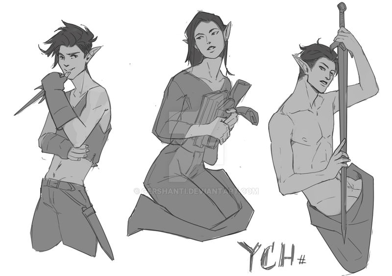 Pin Up Ych Set 6 Closed By Gershanti On Deviantart